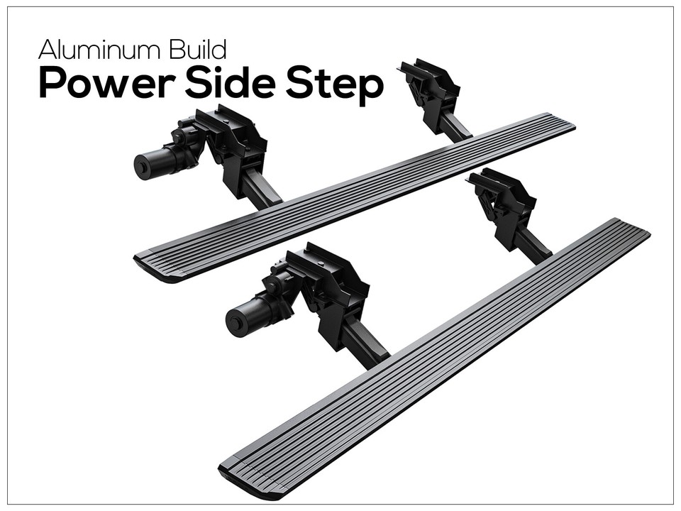 APS iBoard Power Side Steps Fit 19-21 Chevy Silverado GMC Sierra Crew ...