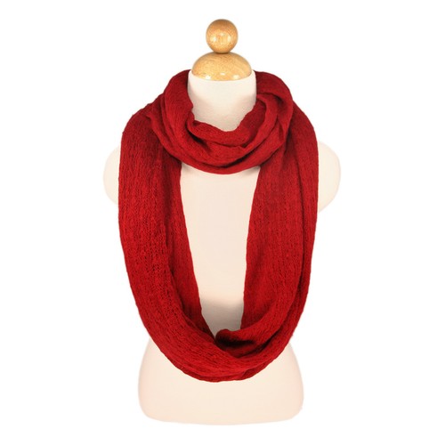 TrendsBlue Premium Solid Color Knit Infinity Circle Scarf - Diff Colors ...