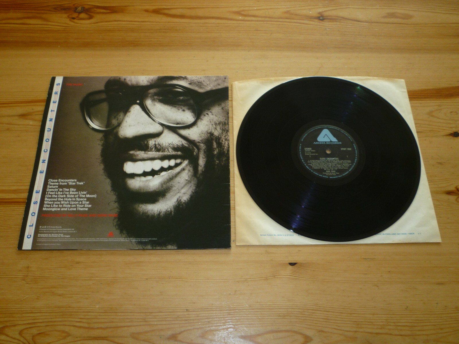 GENE PAGE CLOSE ENCOUNTERS VINYL ALBUM LP RECORD 33rpm NEAR MINT 1978 ...