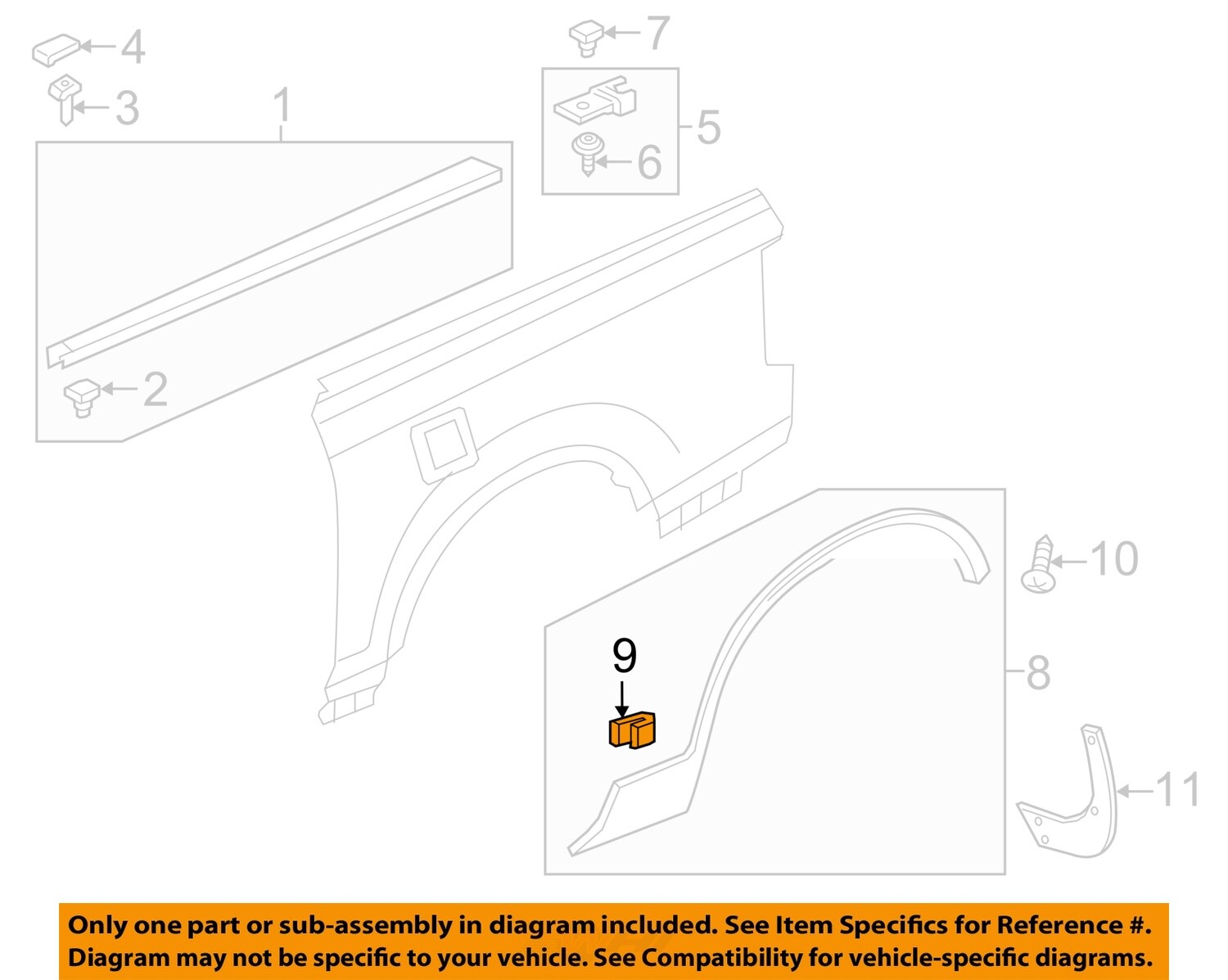 Honda 91513T0AA11 Genuine OEM Wheel OPNG MLDG Retainer for sale online ...