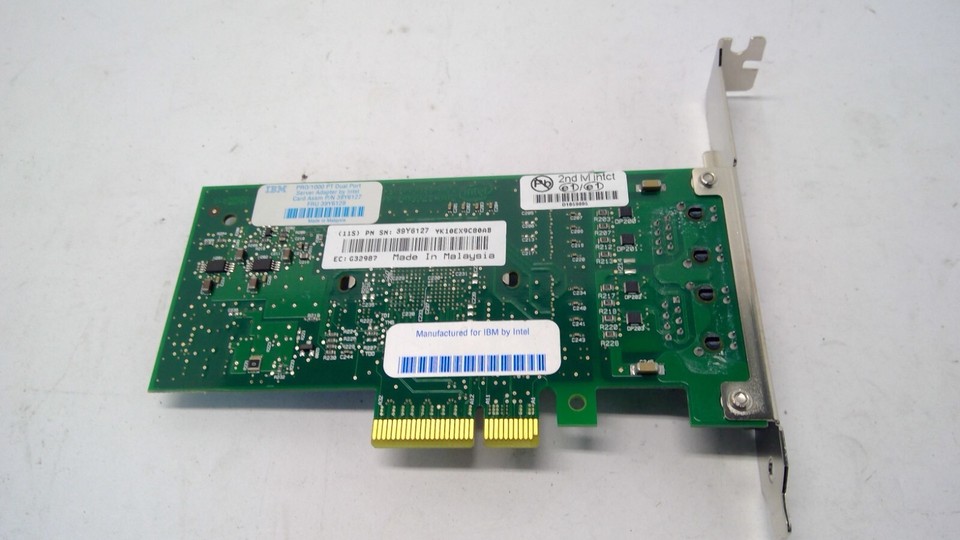 IBM PRO/1000 PT Dual Port NIC Server Network Card 39Y6127 Intel 39Y6128 ...