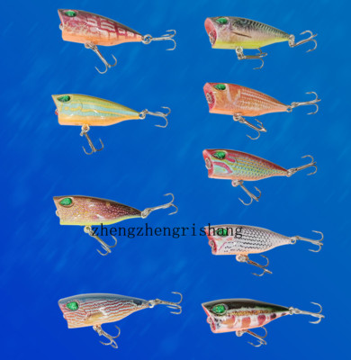 9 Pcs 4mm Deep Sea Baits Artificial Fishing Lures Floating Fishing ...