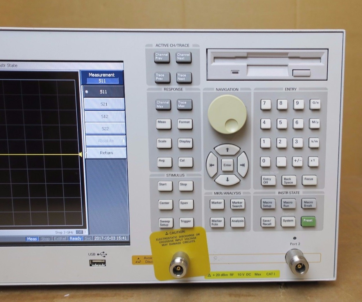 Agilent E5070B ENA RF Component Tester Network Analyzer 300 kHz to 3GHz ...