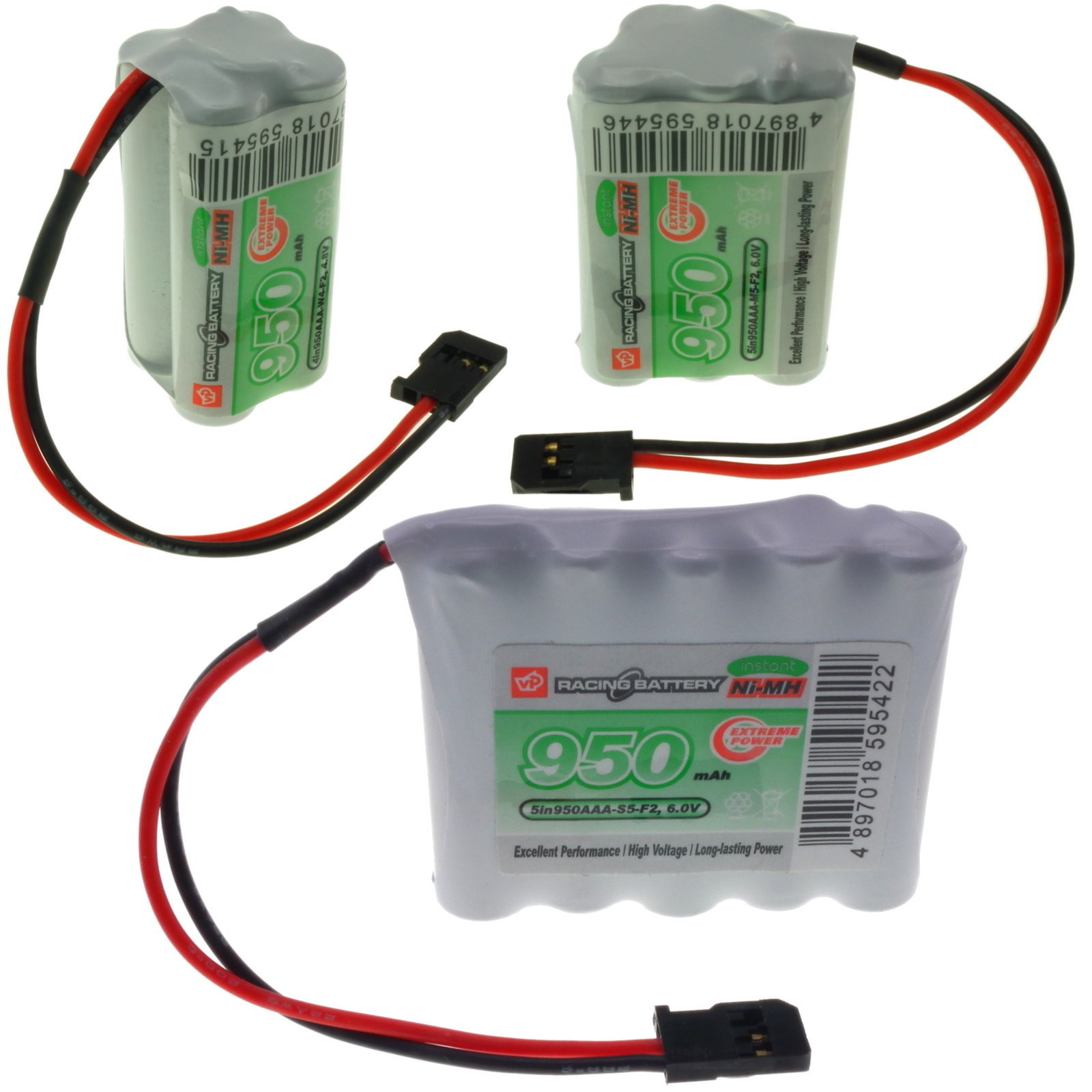 4.8v 6v 8.4v AAA 950mAh VapexTech Low Self Discharge Receiver RX ...