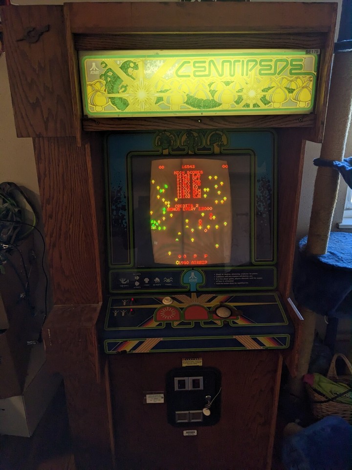 Unique Vintage Custom GameWorks Original Centipede Arcade Cabinet 1981 ...