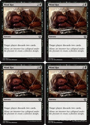 4x MIND ROT Kaladesh MTG Black Sorcery Com | eBay