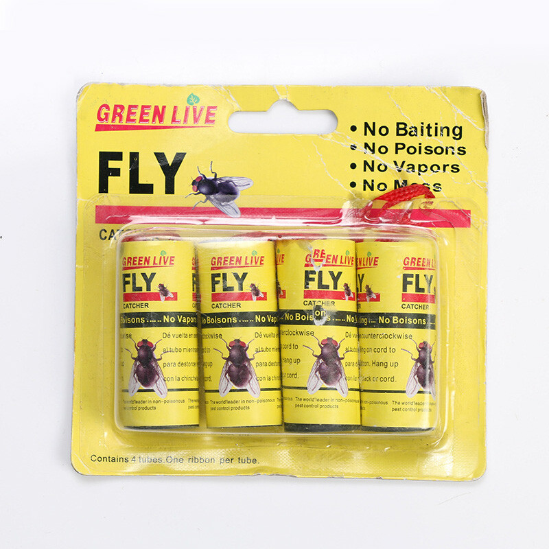 8/12/16 Rolls Sticky Fly Trap Glue Paper Insect Bug Catcher Strip Flies ...