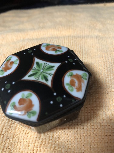 RARE Limoges Franxe Private Hand-painted Porcelain Trinket Box - France ...
