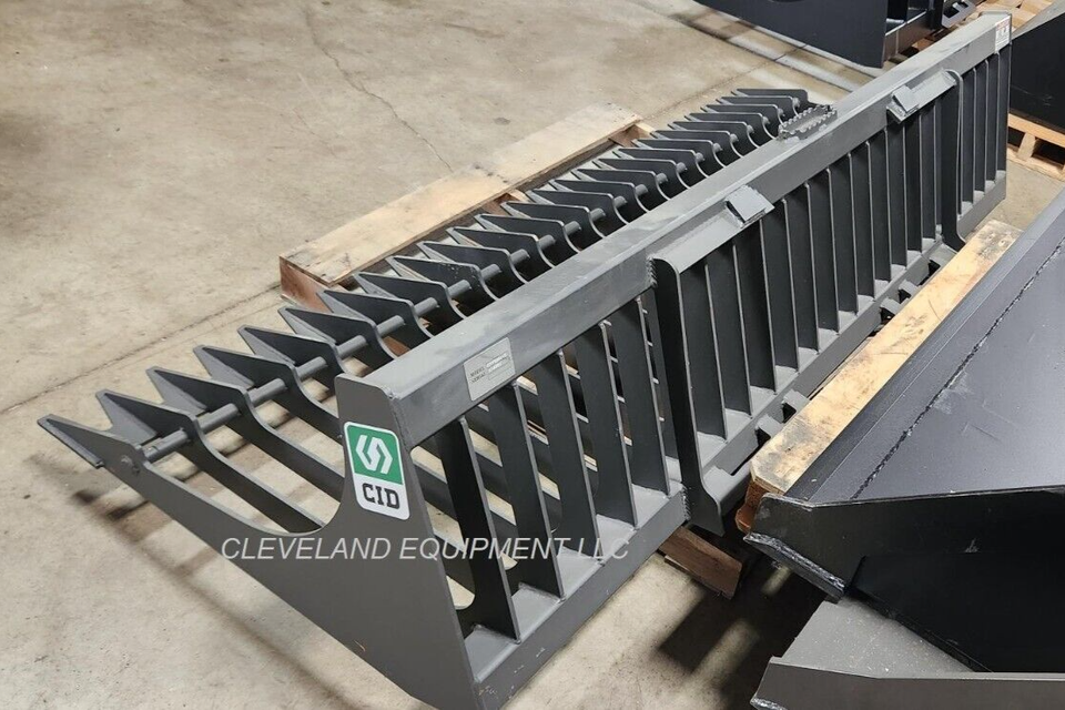 NEW 72" CID SKELETON ROCK BUCKET Skid Steer Loader Attachment Bobcat ...