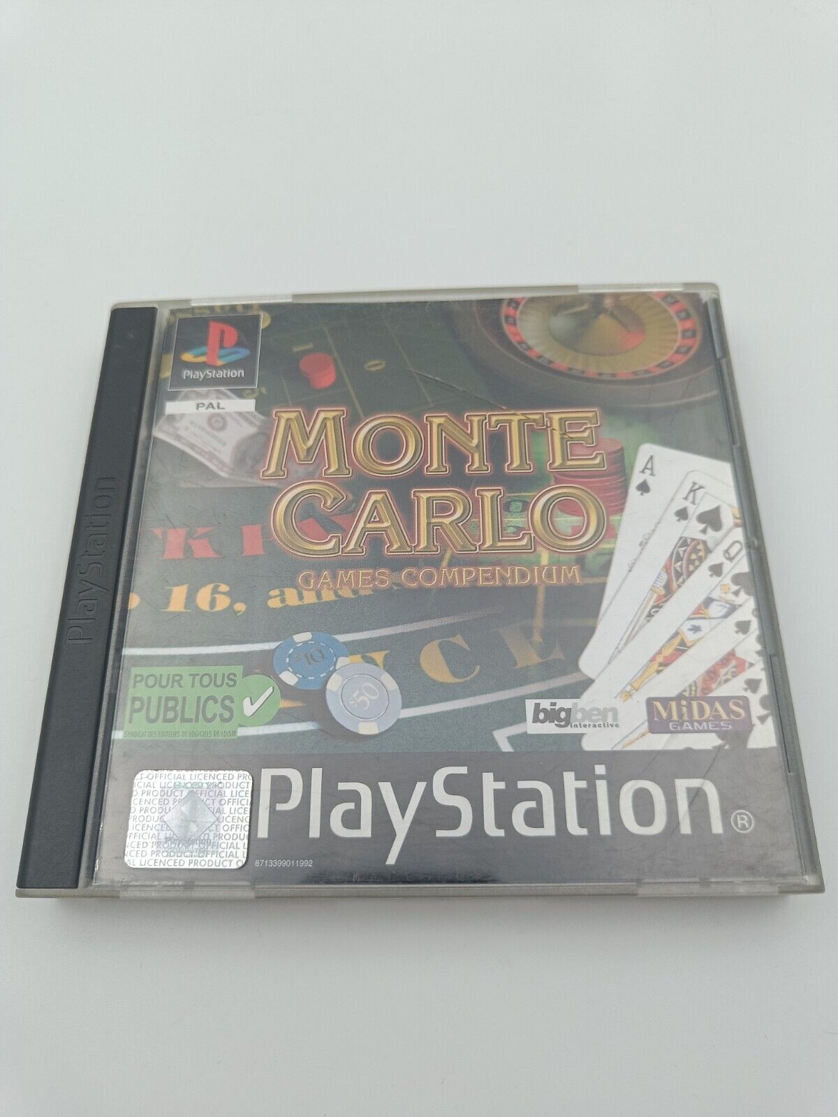 Monte Carlo Games Compendium Playstation - Prix - Photo - Présentation
