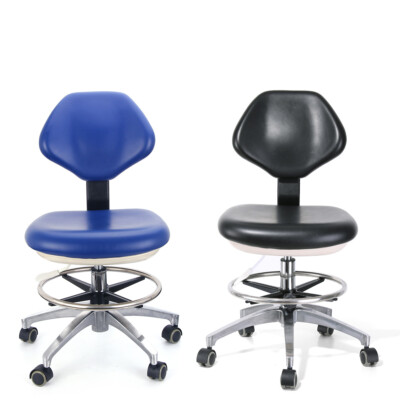 US Adjustable Stool Doctor Chair Hydraulic Rolling for Dental Massage ...