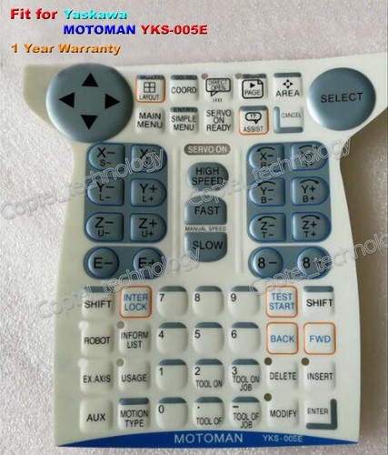Key Mask for Yaskawa Teach Pendant Motoman YKS-005E Key Film 1-Year ...