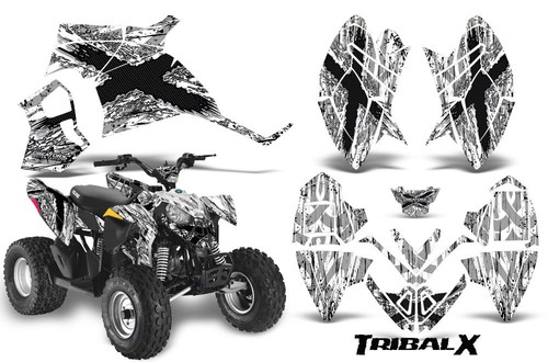 POLARIS OUTLAW 90 110 GRAPHICS KIT CREATORX DECALS STICKERS TXWW | eBay
