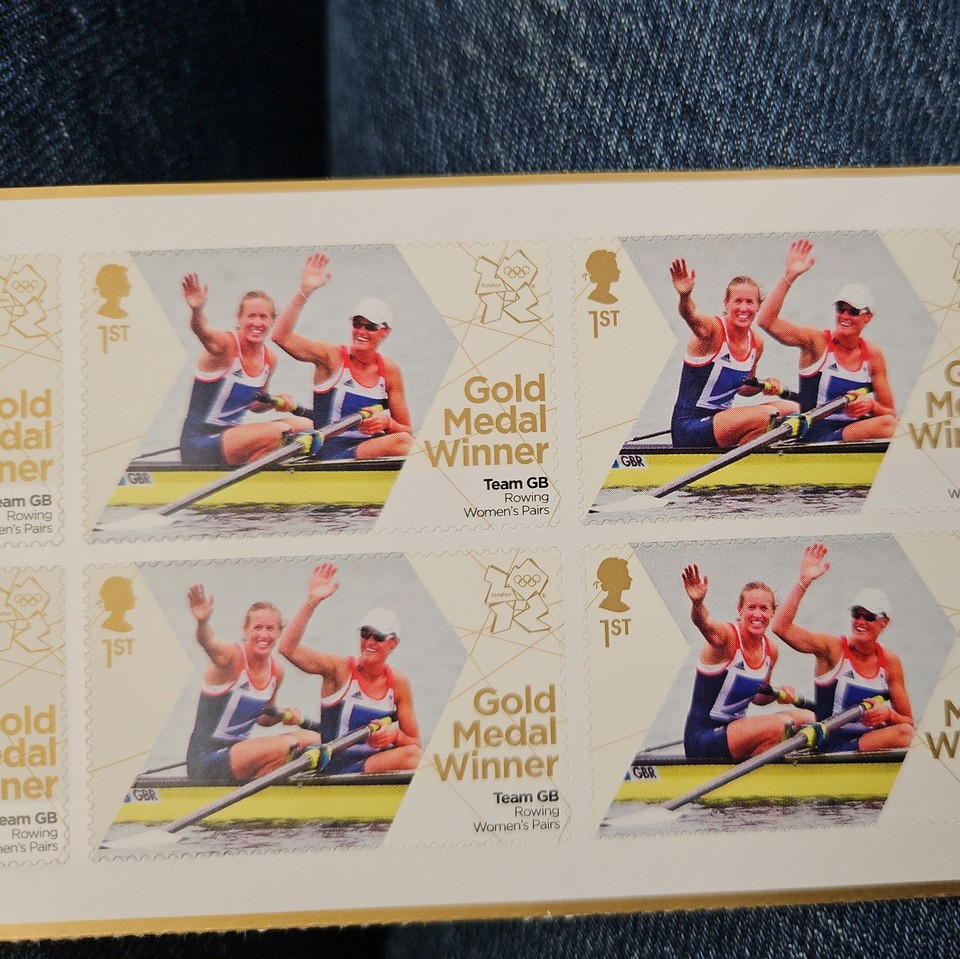 6 x 1st Class Mint Commemorative Stamps London 2012 Olympics Gold Medal ...