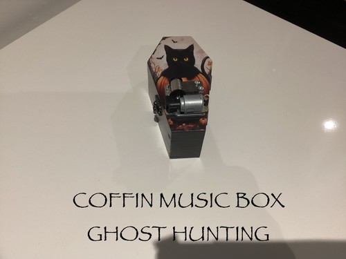 👻PARANORMAL GHOST HUNTING MOTION COFFIN MUSIC BOX - SPIRIT TRIGGER ...