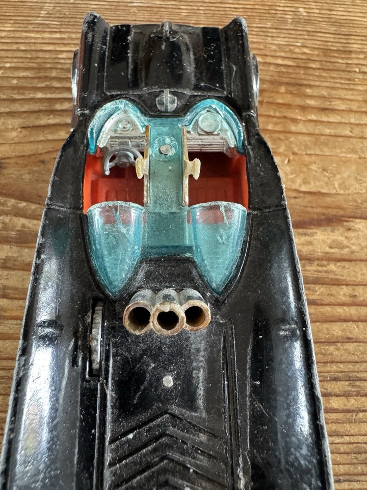 Vintage CORGI DIECAST TOYS No.267 BATMOBILE 1st Issue Red Bat Hubs ...