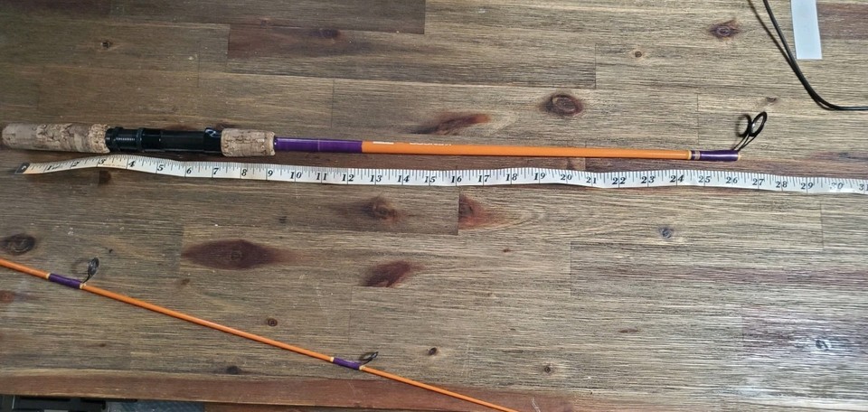 RARE Vntg KENCOR XL-1 Trout Fishing Rod Pole 5'-8" 1# Lb. Line Tenlew ...