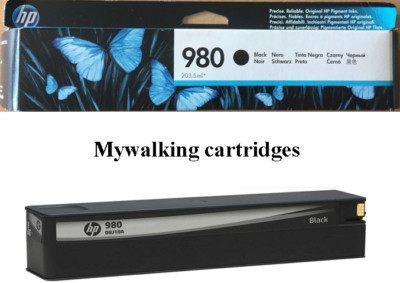 GENUINE HP 980 INK CARTRIDGE D8J10A BLACK ENTERPRISE X555 MFP X585 FAST ...