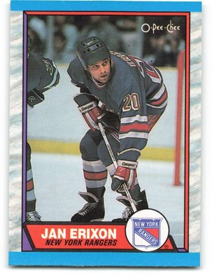 1989-90 O-Pee-Chee #96 Jan Erixon NM-MT NY Rangers New York Rangers | eBay