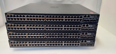 Lot 4x Dell N3048 48 1GbE RJ45 PoE+ Ports Network Switches w/ Fans. No ...