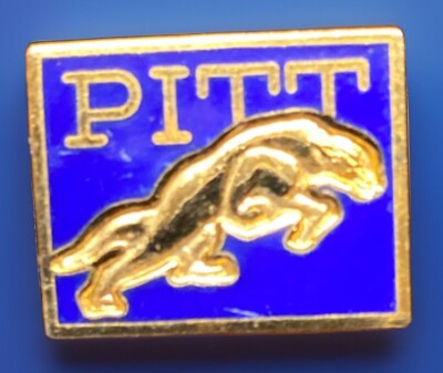 VINTAGE PITT PANTHERS UNIVERSITY OF PITTSBURGH FOOTBALL BLUE GOLD ...