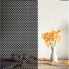 Perforated Mesh Window Film Self Adhesive Black Dotted One Way Film ...