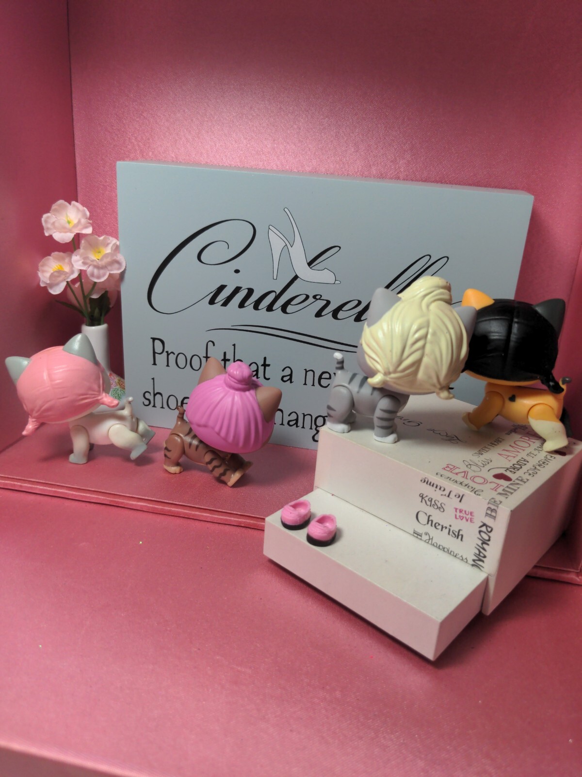 LOL Surprise 4 Pet Cats lot FUZZY FAN, Hops Kit tea, Purrr baby, & Cozy ...