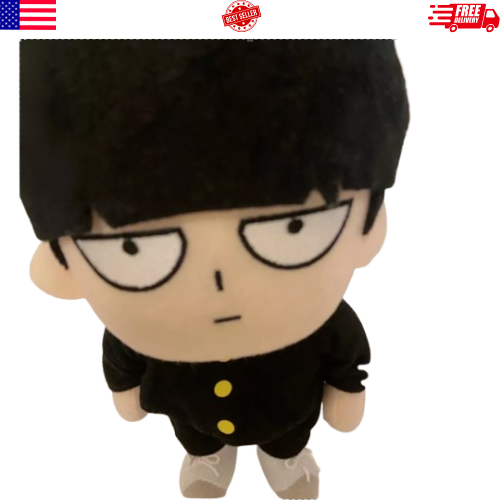 10'' Mob Psycho 100 Kageyama Shigeo Plush Doll Stuffed Toy Plushie ...