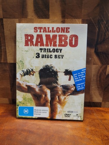 Rambo Trilogy DVD : Sylvester Stallone : Brand New Sealed 3 Disc Set ...