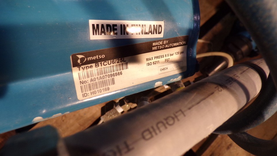 Metso H010169 Neles Stonel Quartz QX25E02SRA Valve Assembly Water ...