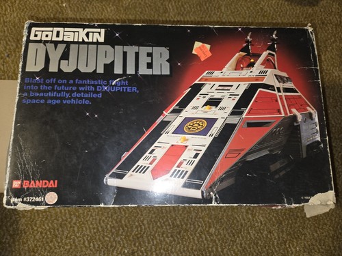 Vintage 1984 Bandai Godaikin Dyjupiter Space Age Vehicle Dynaman Super ...