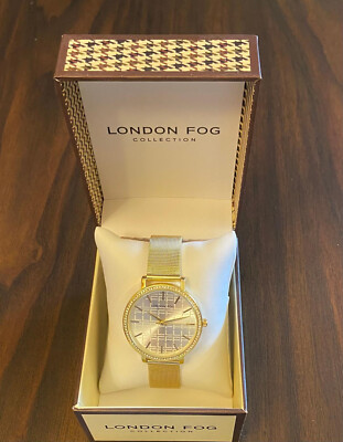 London Fog Watch with Gold Mesh Strap Watch - MSRP $395 | eBay