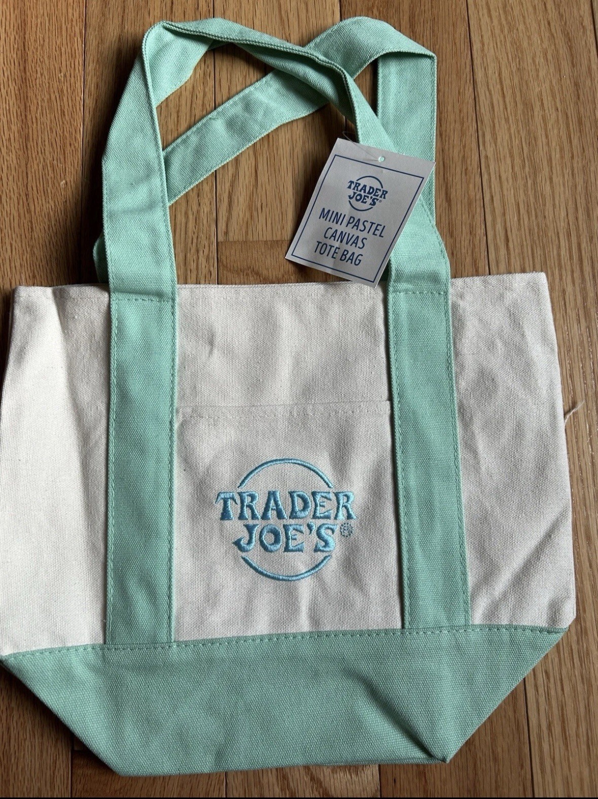 Trader Joe’s Mini tote bag in Green | eBay