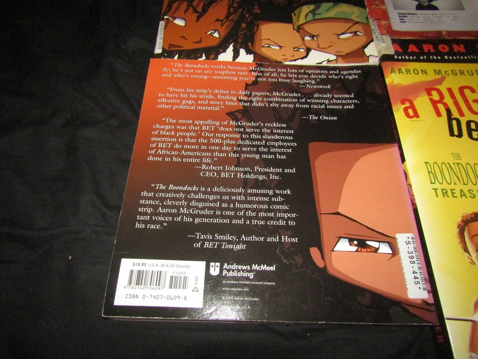 Boondocks by Aaron McGruder Lot of 4 Books Collections 1-4 Good Condition 2000-5 | eBay