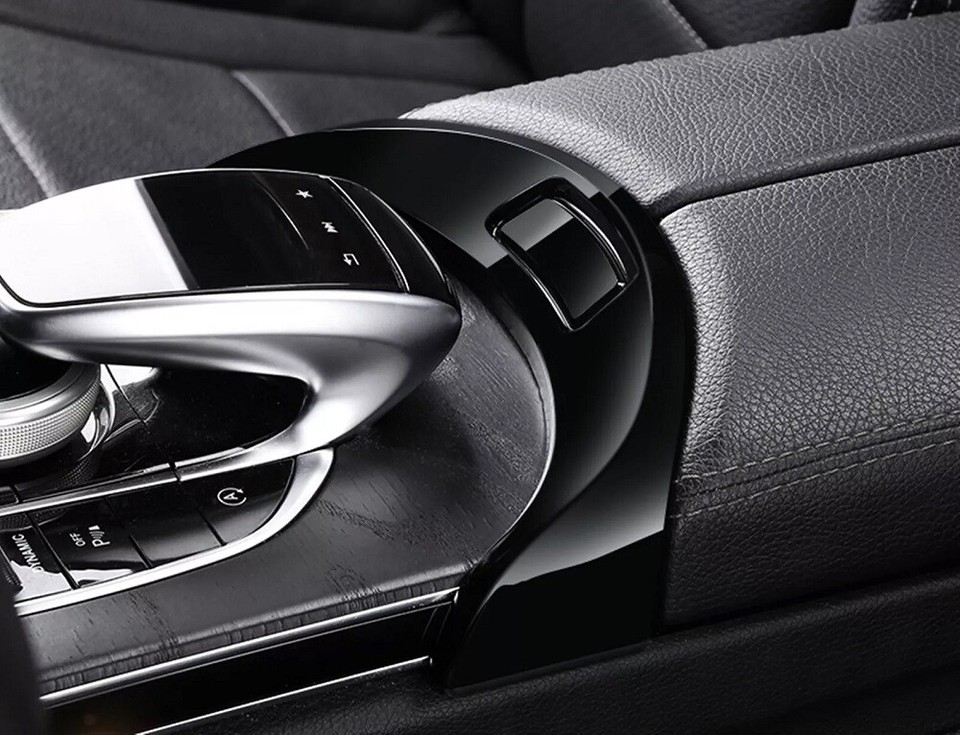 Front Center Console Armrest Box Release Button Cover for Benz C Class ...