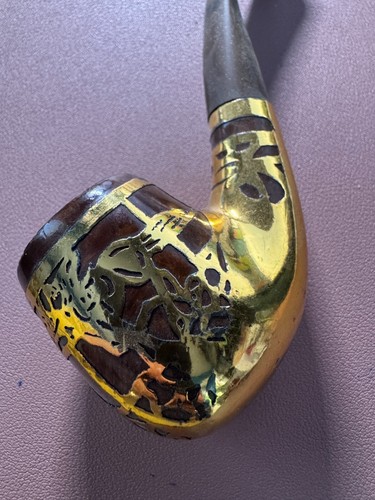 PIPE Whitehall Horse Racing Gold Overlay Hand Made Tobacco Pipe | eBay
