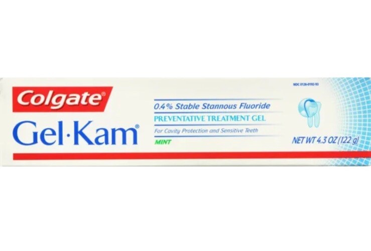 Colgate Gel-Kam Fluoride Preventive Treatment Gel Mint Flavor 4.30 ...