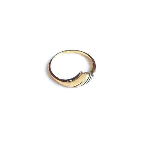 Elegant 750 Gold/18kt Gold Ring Jewelry Noble Classic… - Gem
