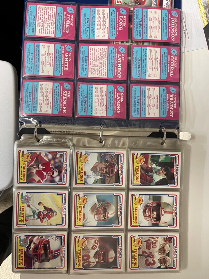 1984 & 1985 Topps USFL Football Mint Complete Sets Steve Young, Jim ...