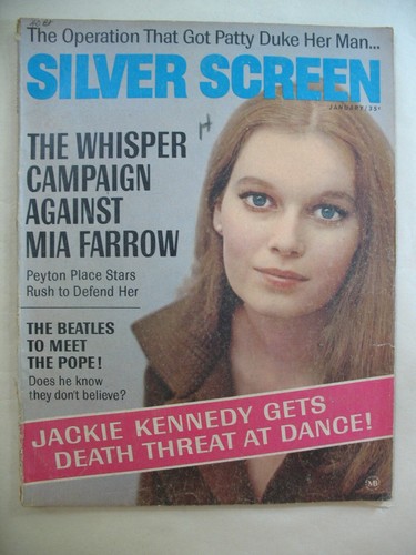 Silver Screen Magazine January 1966-Mia Farrow Cover | eBay