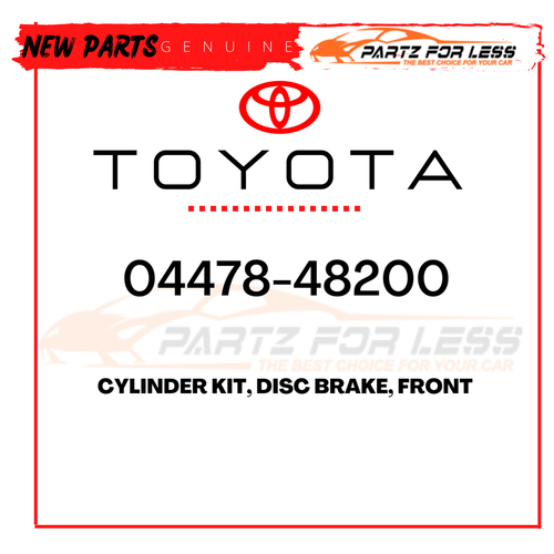04478-48200 TOYOTA GENUINE CYLINDER KIT, DISC BRAKE, FRONT OEM | eBay