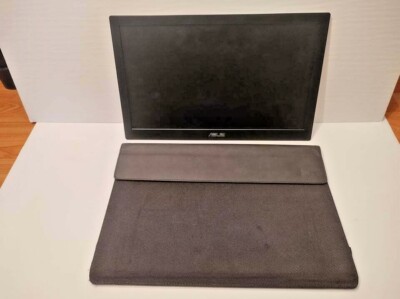 VERY GOOD ASUS MB168 LCD MONITOR 15.6" 16:9 VESA MOUNT LED BACKLIGHT ...