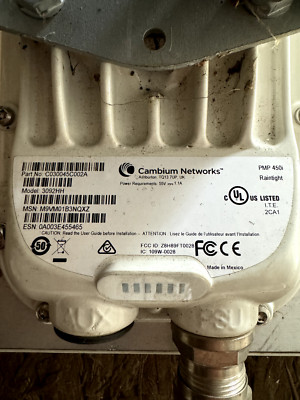 Cambium PMP450i 3GHz SM, Integrated High Gain Antenna Subscriber Module ...