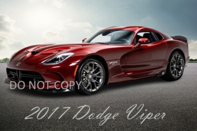2017 Dodge Viper GTC GTS Poster Photo Print Wall Art Choose Size | eBay