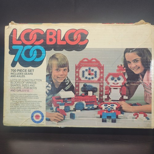 1975 Loc Bloc 700 with Gears And Axles, Lock Blocks Vintage in original ...