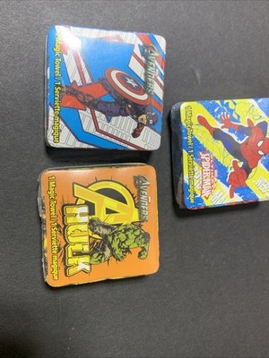 2012 Marvel Ultimate Spider-Man, Capt. America, The Hulk Magic Towels ...