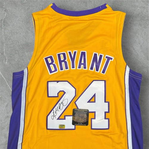 KOBE BRYANT HAND SIGNED LA LAKERS #24 FINALS ‘08-09 JERSEY AUTOGRAPH ...