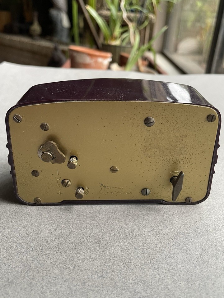 Vintage Rensie German Music Box Alarm Clock The Music Box Works Parts ...