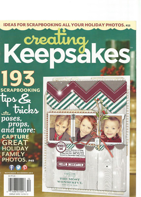 CREATING KEEPSAKES NOVEMBER/DECEMBER 2013 | eBay