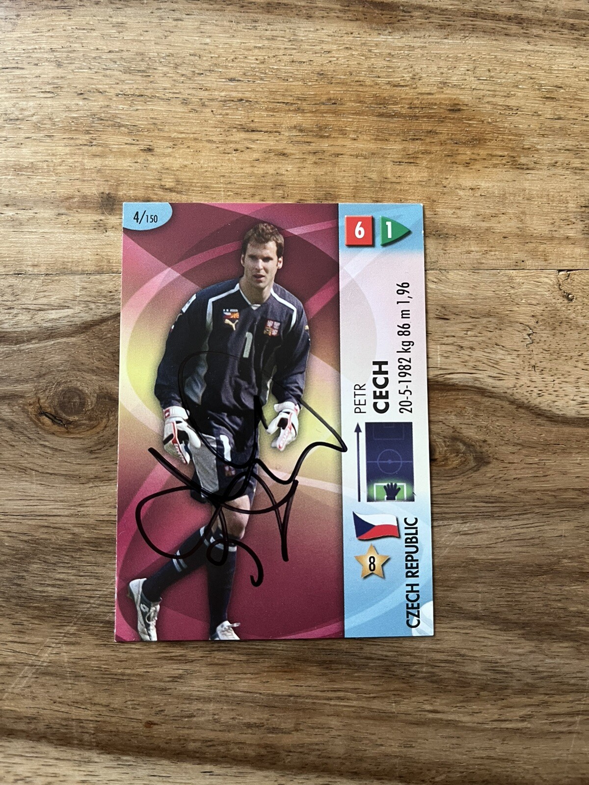 PETR CECH CHELSEA CESKA REPUBLIKA AUTOGRAMM AUTOGRAPH WM 2006 no Topps ...